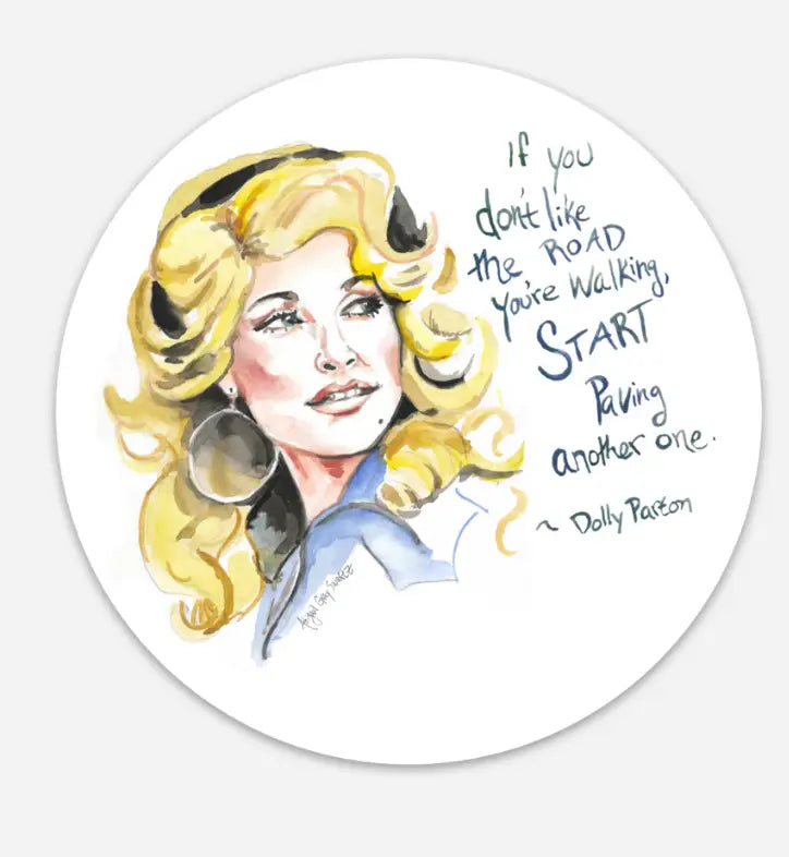 DOLLY PARTON Vinyl Sticker – Toad Hollow